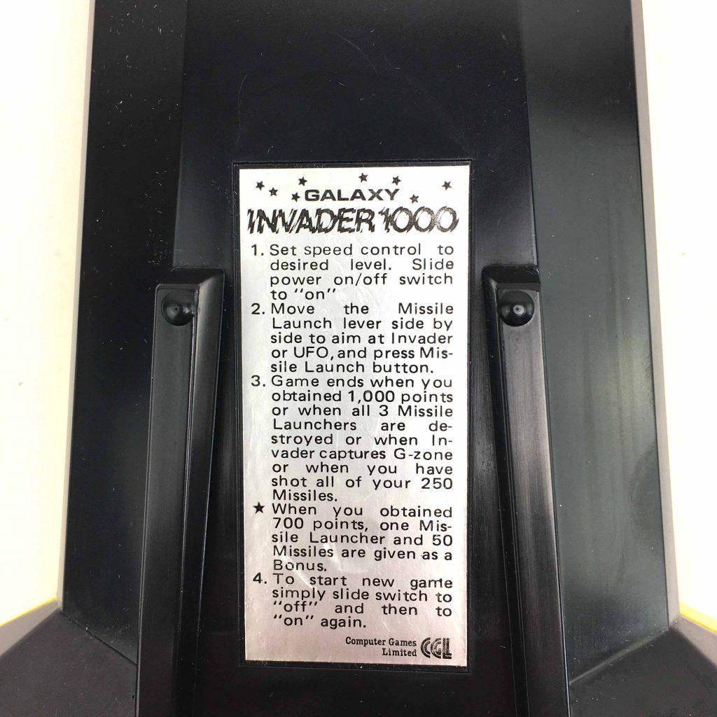 Galaxy Invader 1000 Arcade Handheld CGL 1981 Game LED Original Boxed - Gubbins